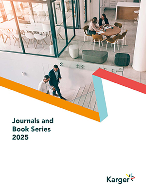 Catalogue and Pricing | Karger Publishers