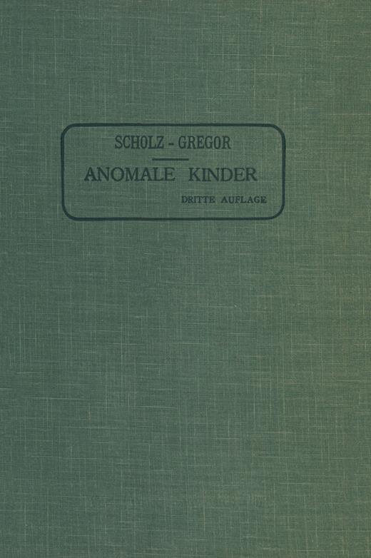Der Selbstmord | Anomale Kinder | Books Gateway | Karger Publishers
