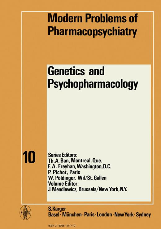Monoamine OxidaseIts Inhibition | Genetics and Psychopharmacology ...