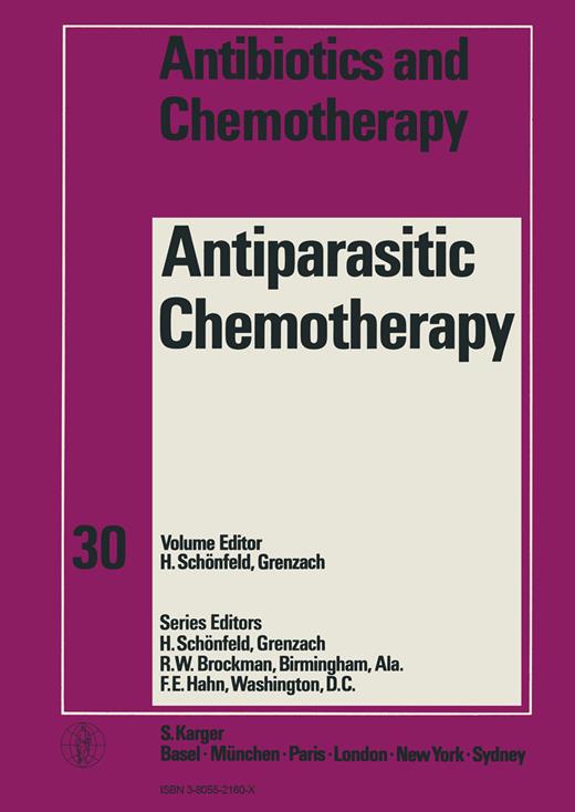 Malaria | Antiparasitic Chemotherapy | Books Gateway | Karger Publishers