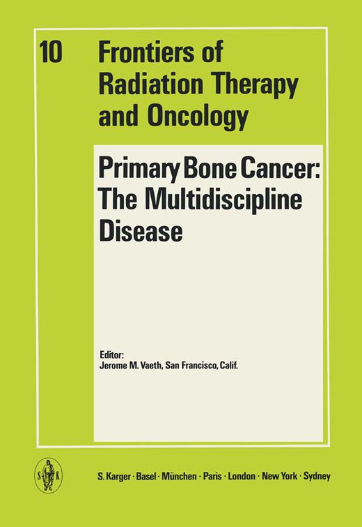 Bone Cancer: Epidemiologic and Etiologic Considerations | Primary Bone ...