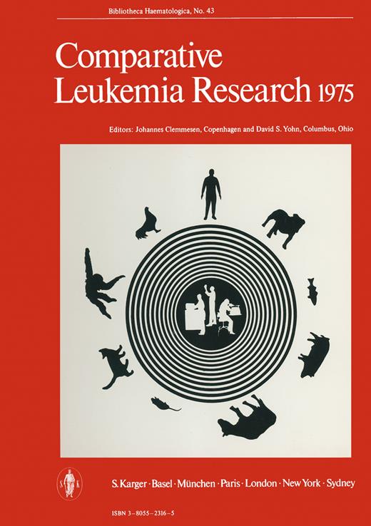 Therapy of Acute Leukemia | Comparative Leukemia Research 19757th ...