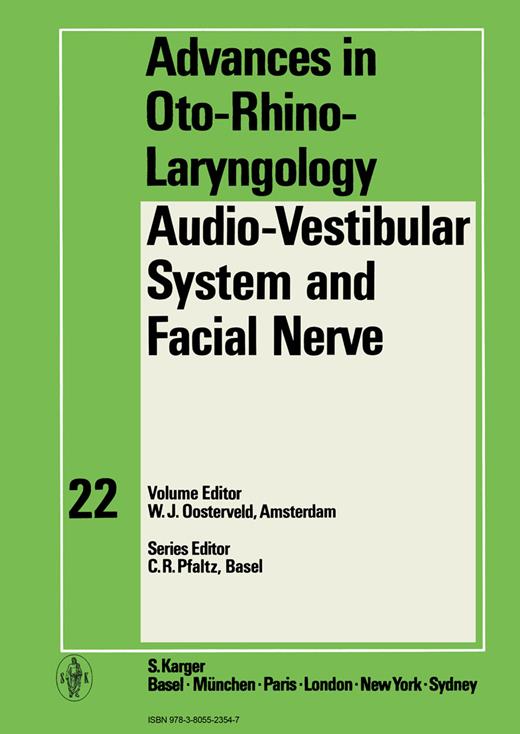 The Genesis of the Auditory Action Potential | Audio-Vestibular System ...