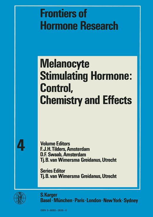 Molecular Size and Plasma Levels of Immunoreactive β-MSH under ...