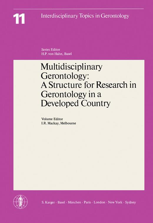 The Way to Dusty Death | Multidisciplinary Gerontology: A Structure for ...