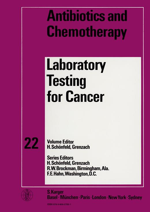 The Development of Laboratory Tests for Cancer in Japan with Special ...