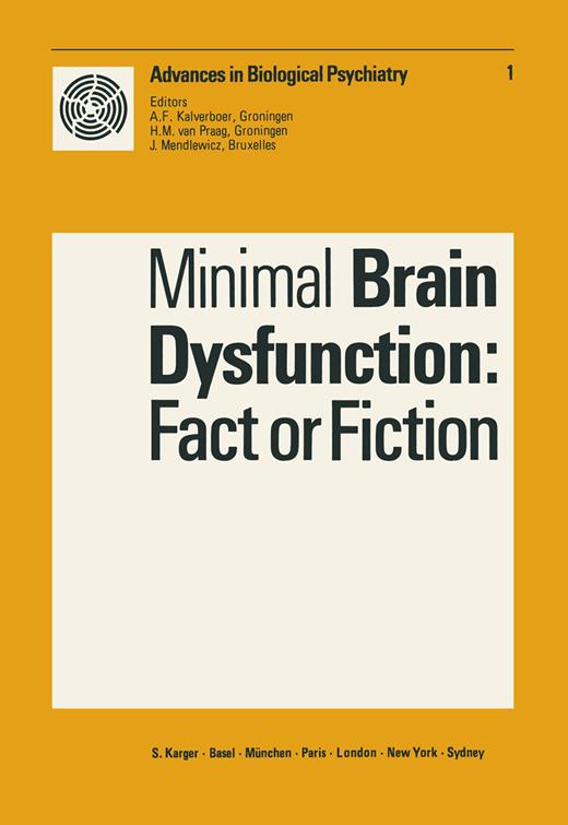 Minimal Brain Dysfunction and Minor Neurological Dysfunction | Minimal ...