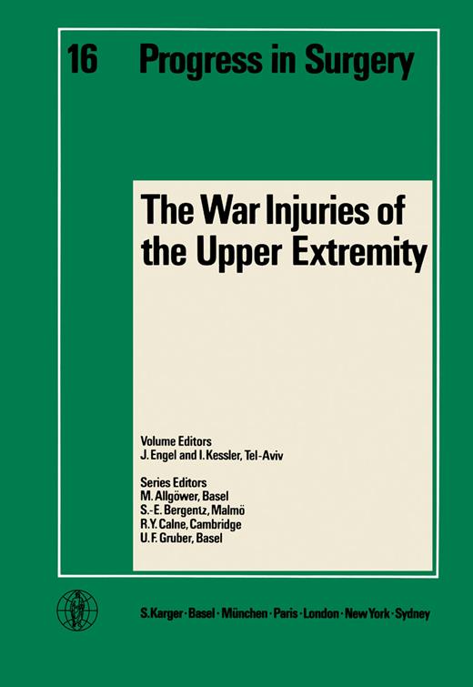 War Injuries of the Hand with Special Emphasis to Reconstruction of the ...