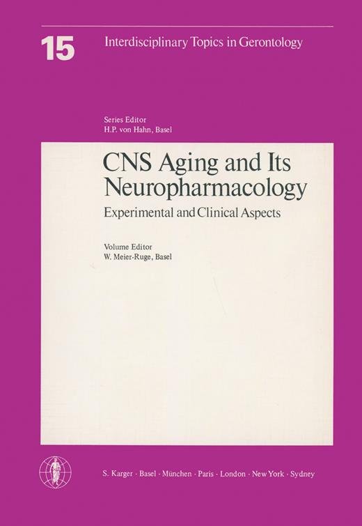Title Page / Contents / Acknowledgments / Introduction | CNS Aging and ...