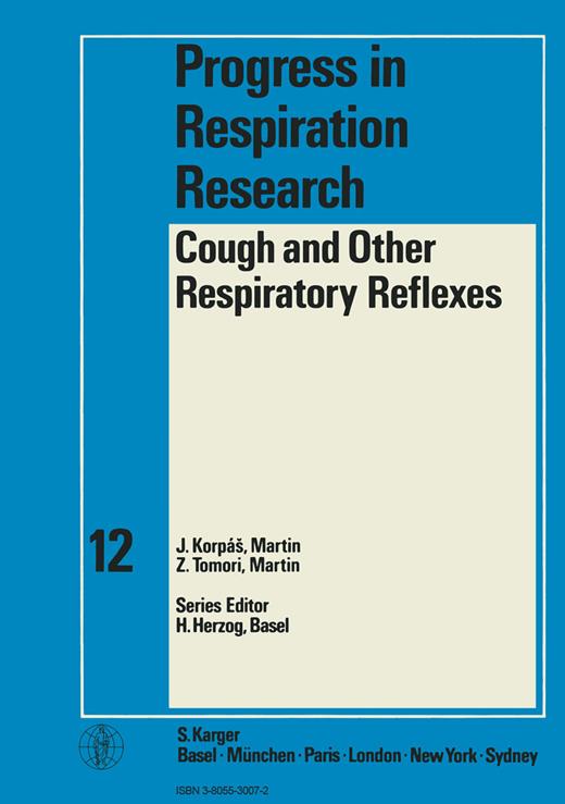 References / Subject Index | Cough and Other Respiratory Reflexes ...