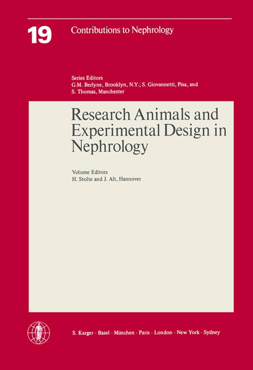 Experimental Models of Acute Renal Failure | Research Animals and ...