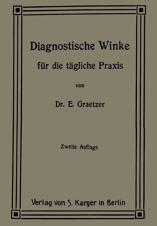 Diagnostische Winke für die tägliche Praxis | Diagnostische Winke für ...