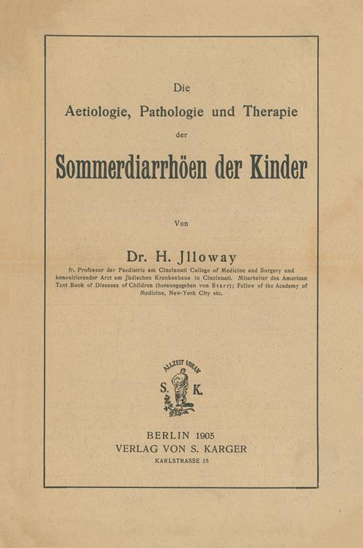 Fünftes Kapitel. Literatur | Die Ätiologie, Pathologie und Therapie der ...
