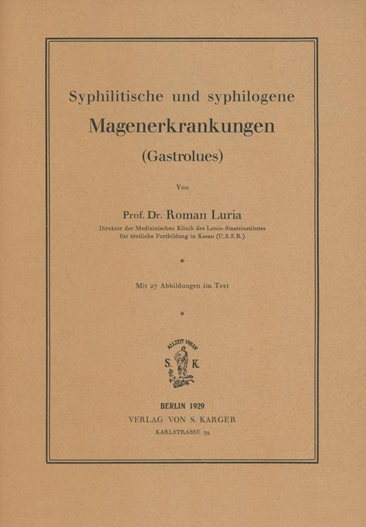 Achtes Kapitel | Syphilitische und syphilogene Magenerkrankungen ...