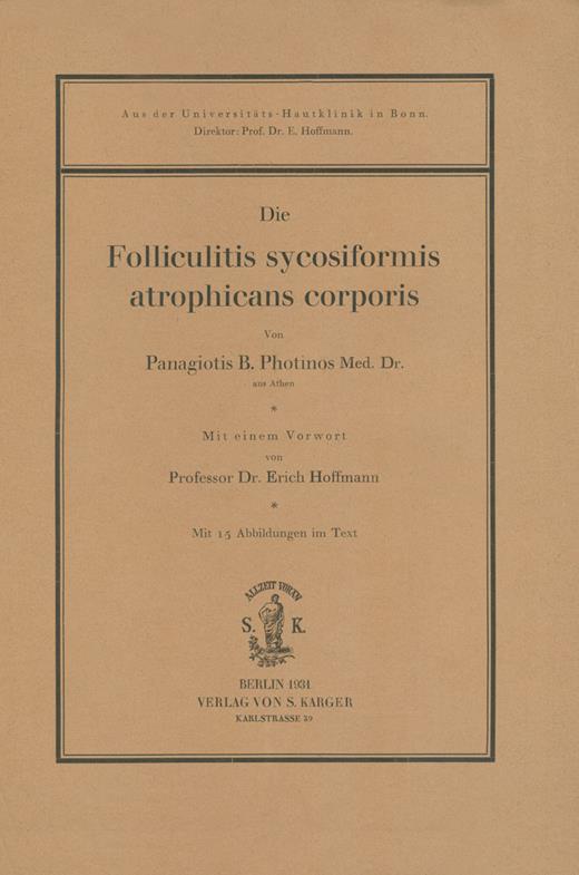 Therapie. | Die Folliculitis sycosiformis atrophicus corporis | Books ...