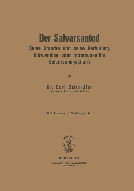 Die intramuskuläre Injektion von Neosalvarsan | Der SalvarsantodSeine ...