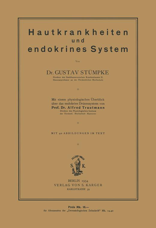 II. Hautkrankheiten und endokrines System | Hautkrankheiten und ...