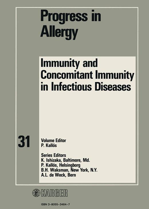 Title Page / Contents / Introduction | Immunity and Concomitant ...