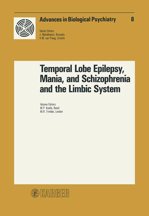 Temporal Lobe Epilepsy, Mania and Schizophrenia and the Limbic ...