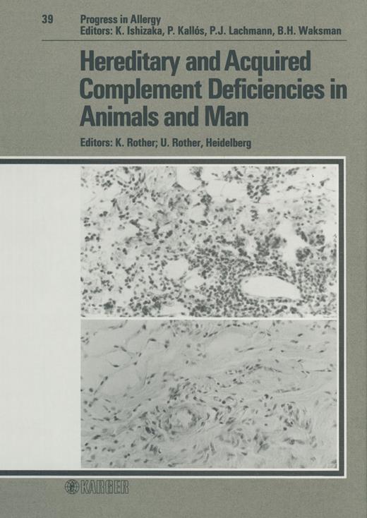 Deficiencies in Regulator Proteins 3. Properdin | Hereditary and ...