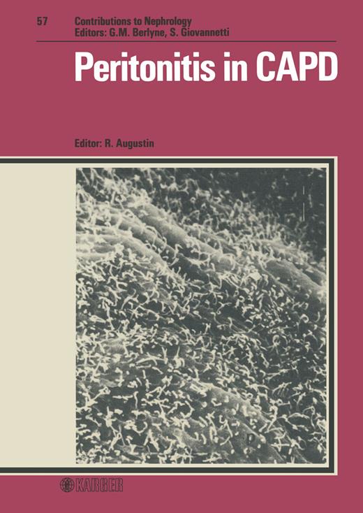 Bacterial Peritonitis in IPD: Pathogenesis, Symptoms, Therapy and ...
