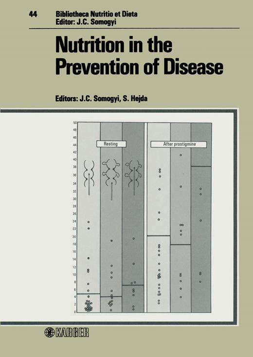 Title Page / Contents / Preface | Nutrition in the Prevention of ...