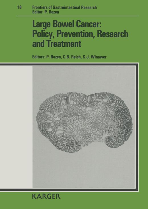 Large Bowel Cancer: Policy, Prevention and Treatment | Books Gateway ...