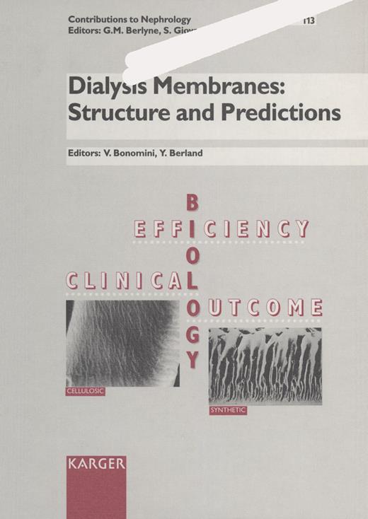 Biocompatibility and the Clinical Choice of Dialysis Membranes ...