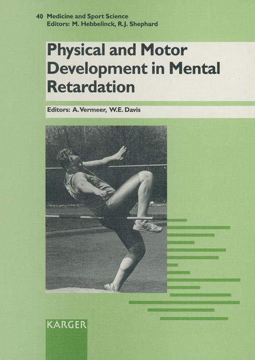Physical and Motor Development in Mental Retardation | Books Gateway ...