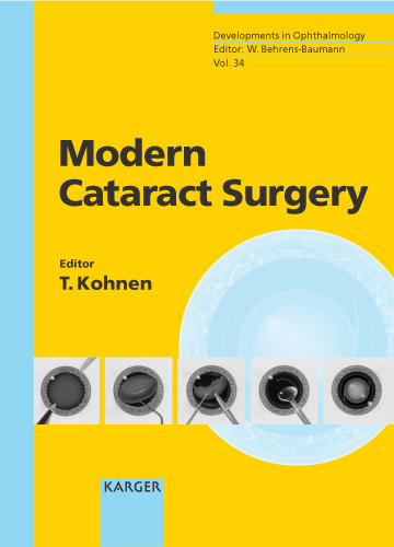 Modern Cataract Surgery | Books Gateway | Karger Publishers