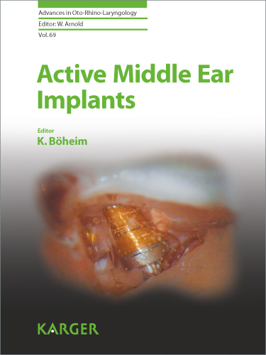 References | Active Middle Ear Implants | Books Gateway | Karger Publishers