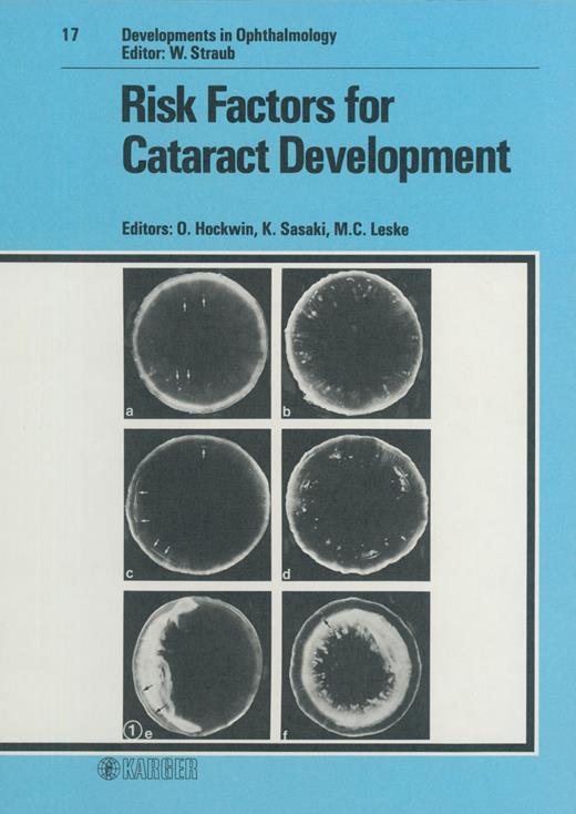 Classification and Prevalence of Early Senile Lens Opacities in Human ...