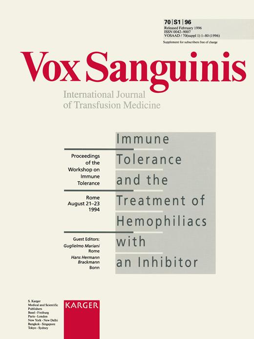 Induction of Immune Tolerance, the Future of the Registry | Immune ...