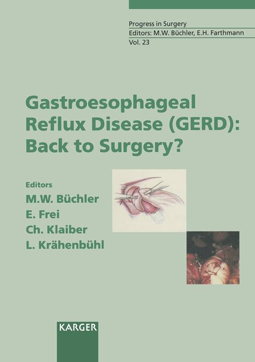 Gastroesophageal Reflux Disease (GERD): Back to Surgery?International ...