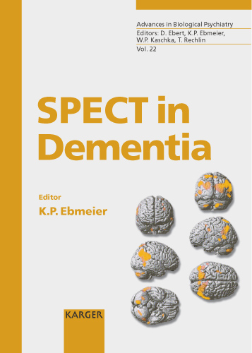 SPECT in Dementia | Books Gateway | Karger Publishers
