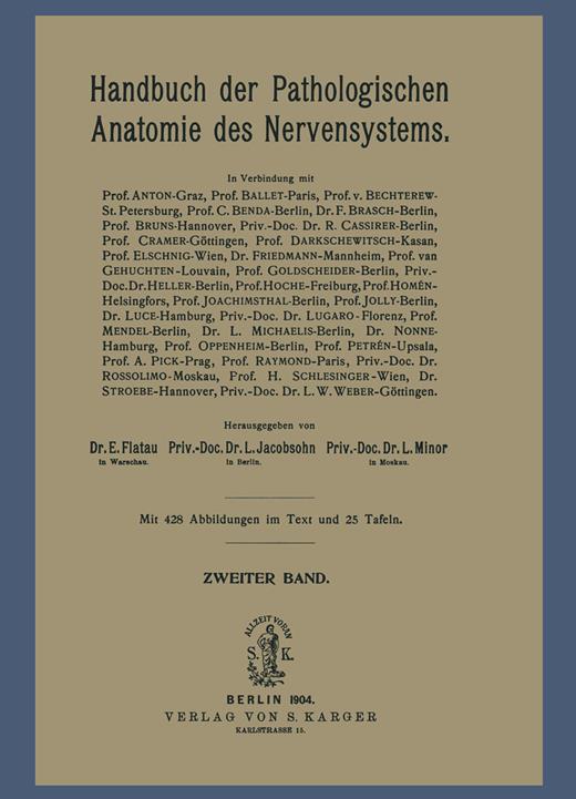 XXXIV. Pathologische Anatomie des Tetanus | Handbuch der pathologischen ...