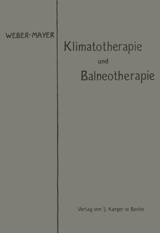 III. Kapitel. Krankheiten des Blutes | Klimatotherapie und ...