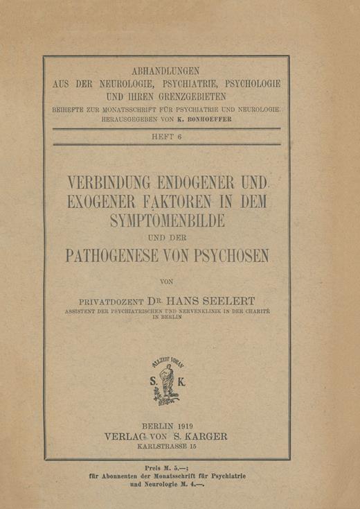 Psychosen infolge von akuten Infektionskrankheiten und internen ...