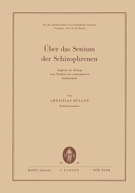 2. Allgemeine Bemerkungen zum Senium und zur senilen Demenz | Über das ...