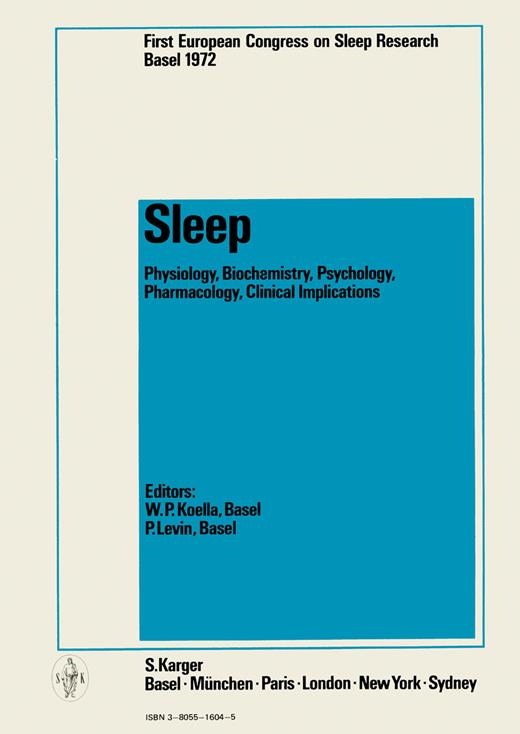 Polygraphic Studies in Narcolepsy and Hypersomnia | Sleep 19721st ...