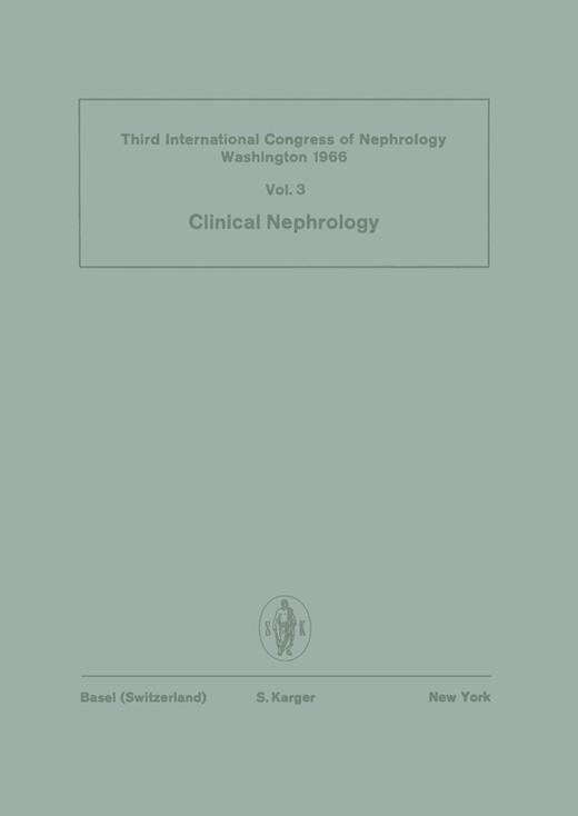 Tissue Transport of Amino Acids in Cystinuria | International Congress of Nephrology, 3rd ...