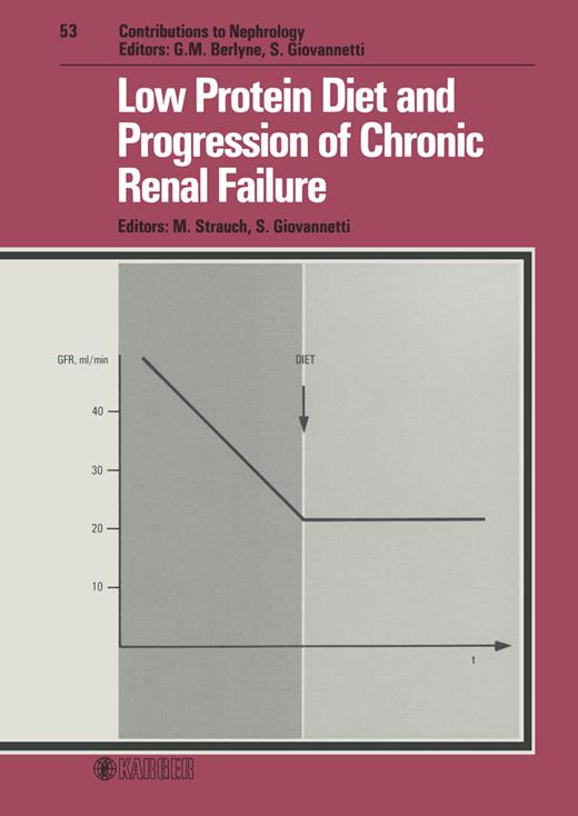 Low Protein Diet in Chronic Uremia: A Historical Survey | Low Protein ...