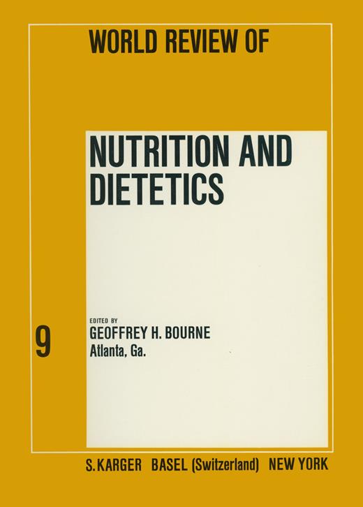 Food Habits as a Practical Nutrition Problem | World Review of ...