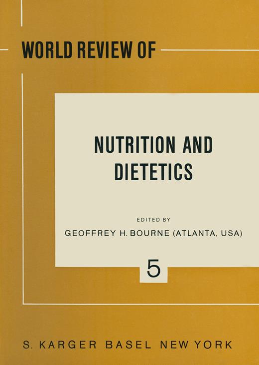 World Review of Nutrition and Dietetics | Books Gateway | Karger Publishers