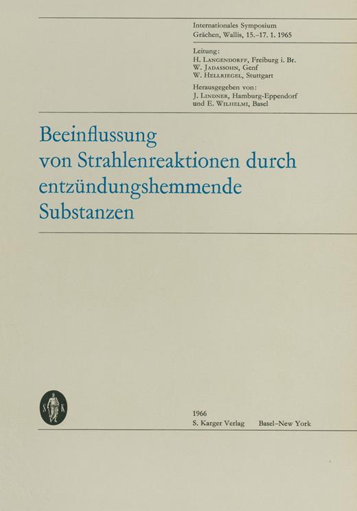Tanderil® in der Behandlung der durch radioaktive Bestrahlung bedingten ...
