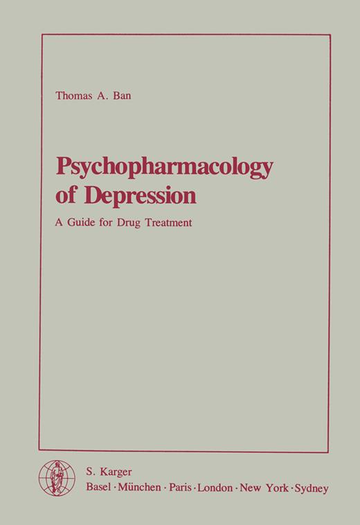 I Monoamine Uptake Inhibitors | Psychopharmacology of DepressionA Guide ...