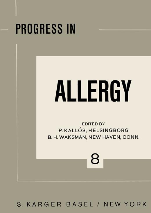 Title Page / Index / Introduction | Progress in Allergy Vol. 8 | Books ...