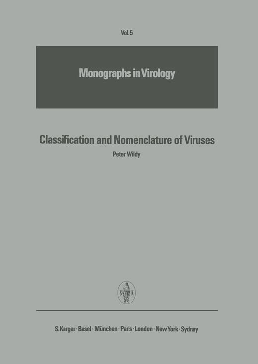 The Viruses | Classification and Nomenclature of Viruses1st Report of ...