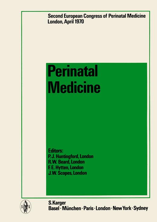 Care and Hazards of the Small-for-Dates Infant | Perinatal Medicine2nd ...