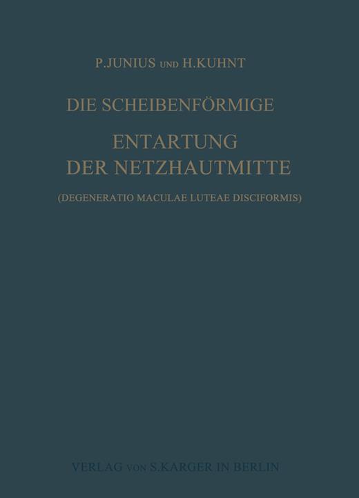Einleitung und historische Übersicht | Die scheibenförmige Entartung ...